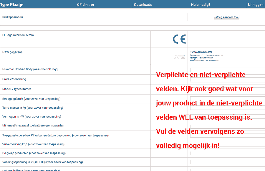 CE-markering Drukapparatuur